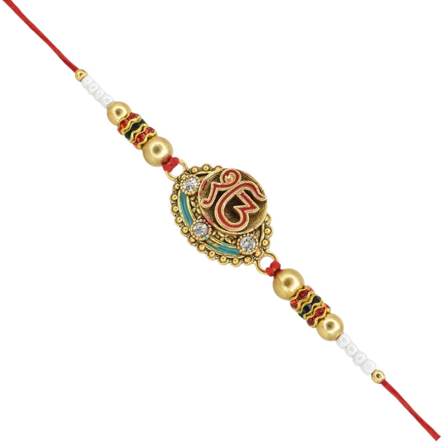 Meira Jewellery Ek Onkar Rakhee, Handmade Traditional Cotton Thread ...