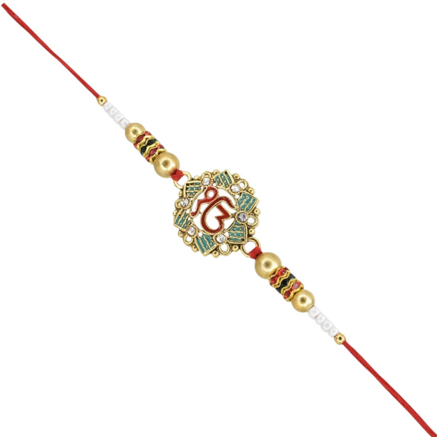 Meira Jewellery Ek Onkar Rakhee, Handmade Traditional Cotton Thread ...