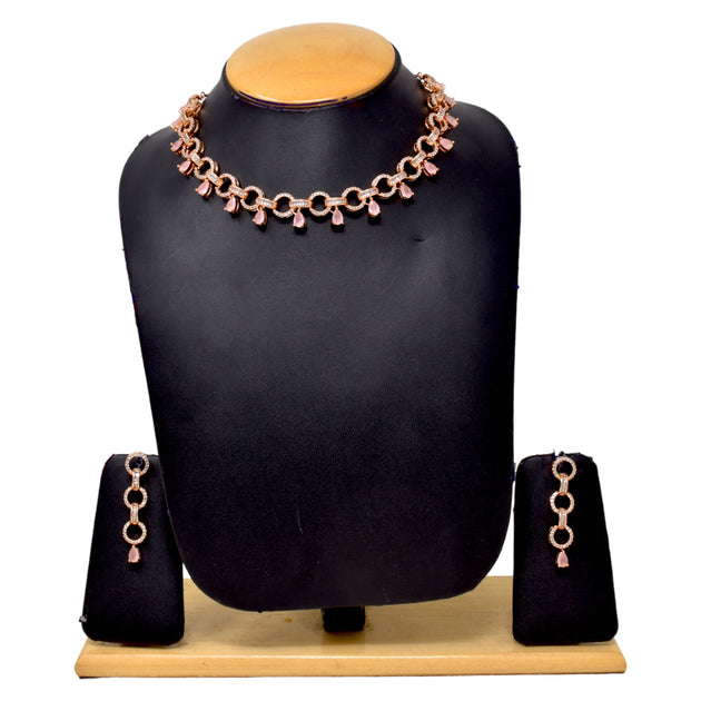 Ethnic Rose Gold Set for Girls and women – Meira Jewellery