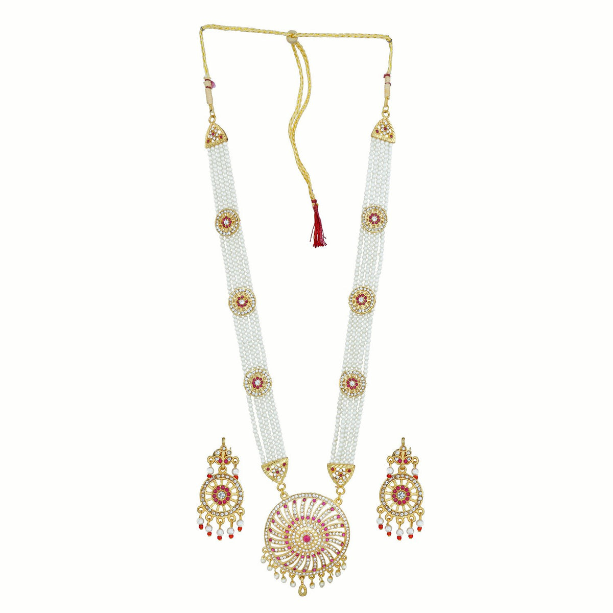 Ethnic Moti Chik Choker Set for Girls and women – Meira Jewellery