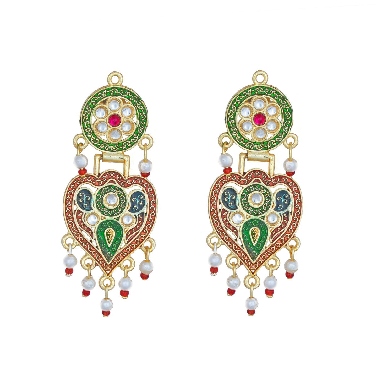 Ethnic Moti Chik Choker Set for Girls and women – Meira Jewellery